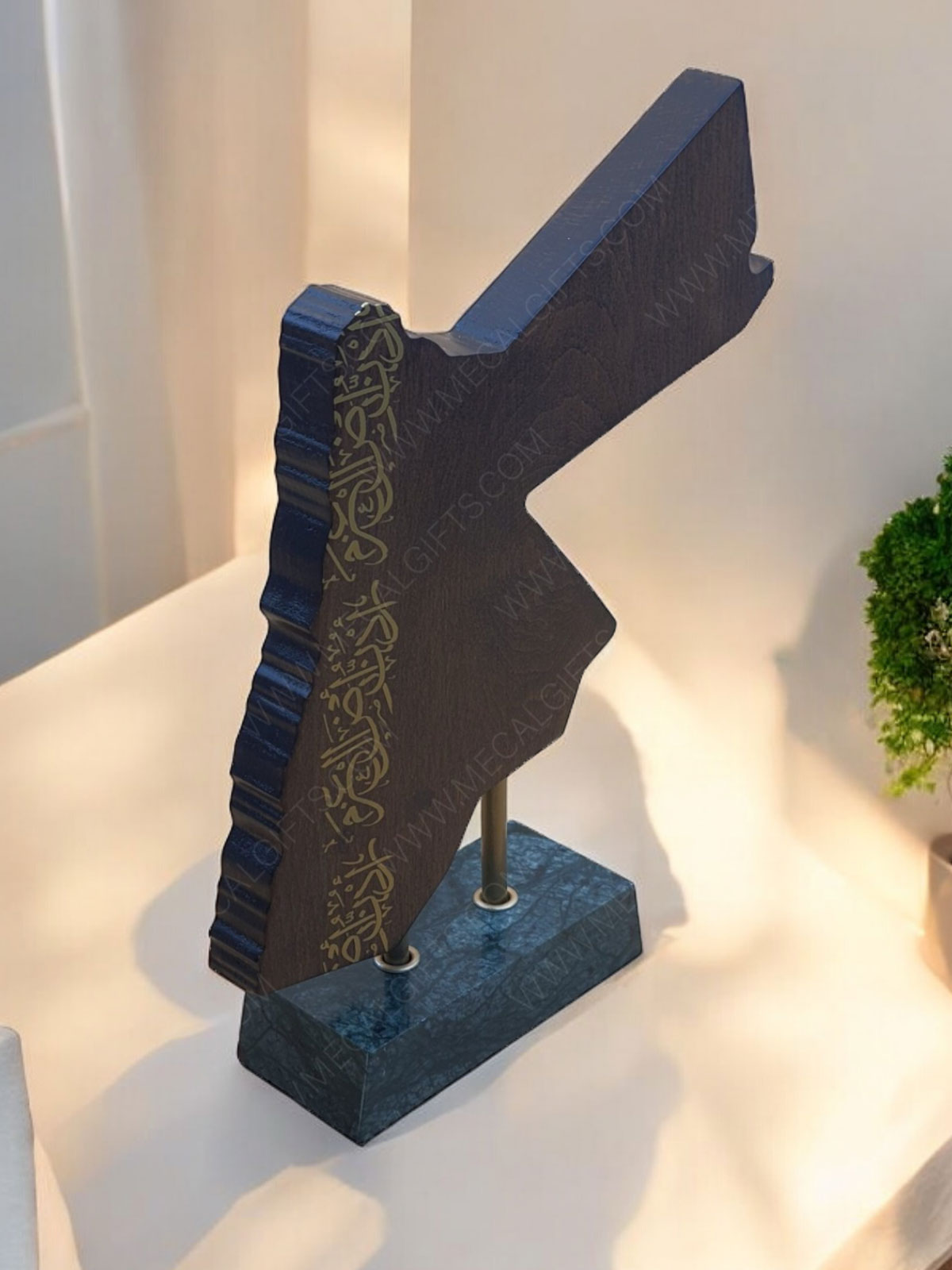 MC202 - Jordan Map Trophy - Mecal Gifts - VIP & Corporate - Jordan & MENA